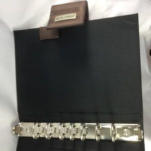 daytimer | Accessories | Daytimer Brown Striped 7 Ring Agenda Planner ...